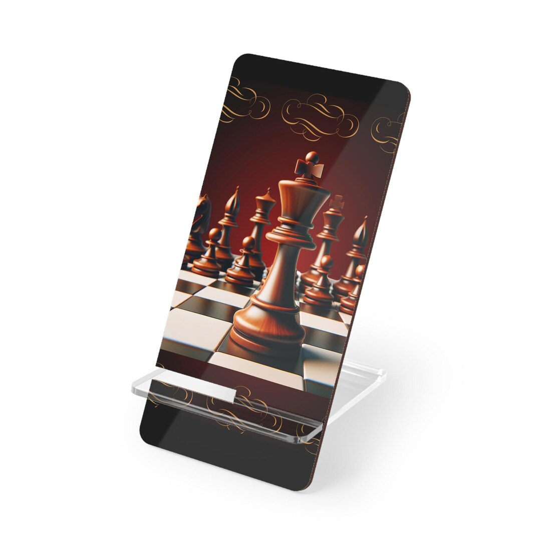 Chess Stands for Smartphone, Stand for a Smartphone, Chess Lovers' Gift ...