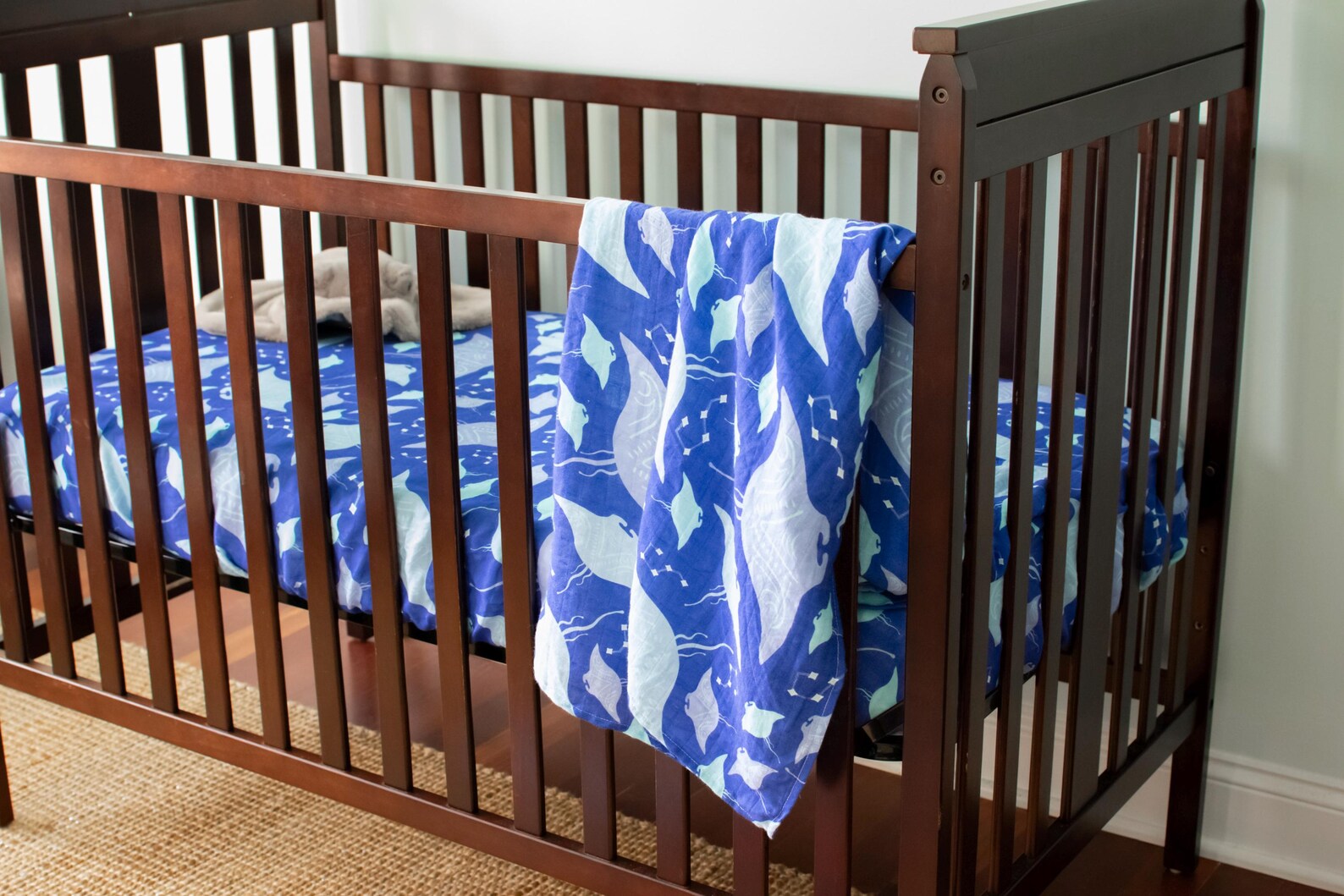 Manta Spirit Bamboo Crib Sheet - Etsy