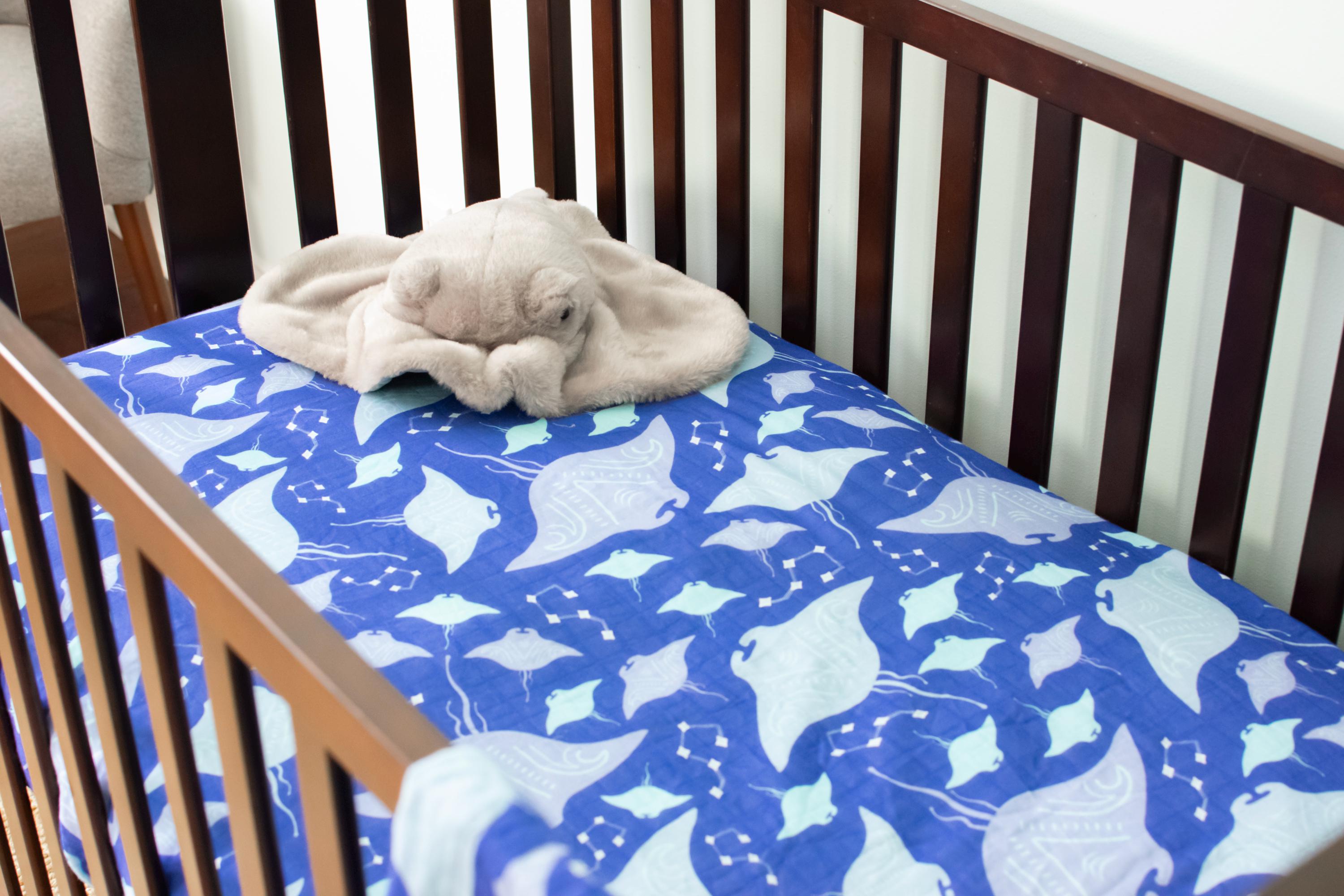 Manta Spirit Bamboo Crib Sheet - Etsy