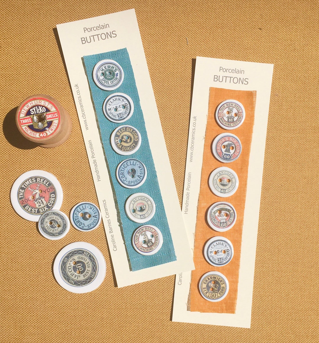 Cotton Reel Small Buttons - Etsy