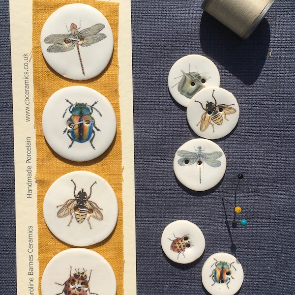 Insect Buttons - Etsy