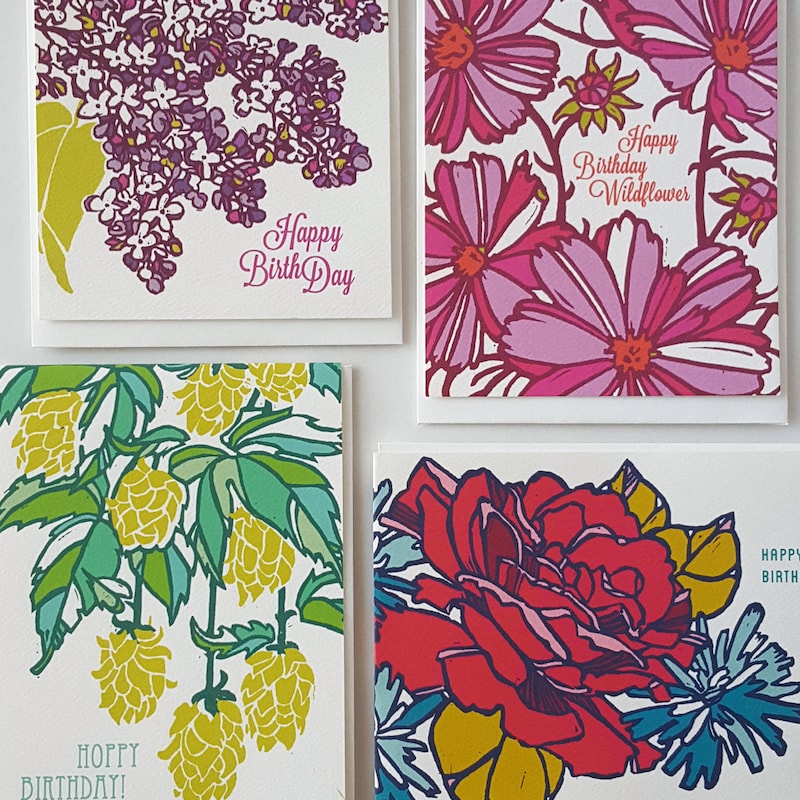 Birthday Card Set - Etsy