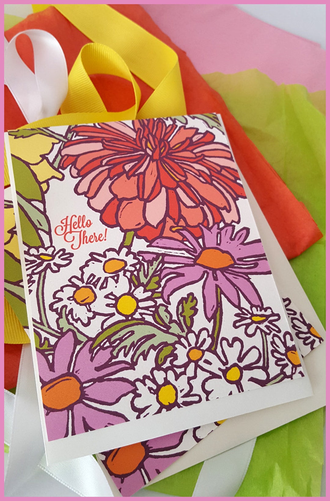 Hello There Thinking of You Greeting Card, Miss You Friendship Card ...