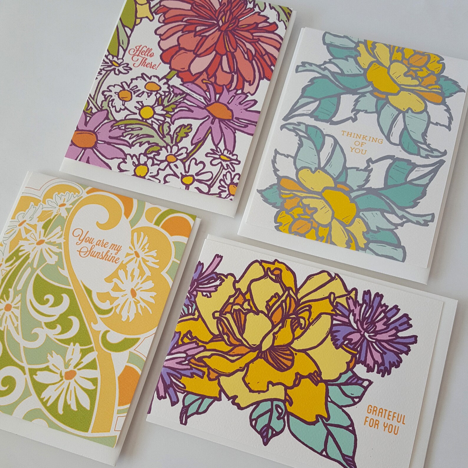 Hello There Thinking of You Greeting Card, Miss You Friendship Card ...
