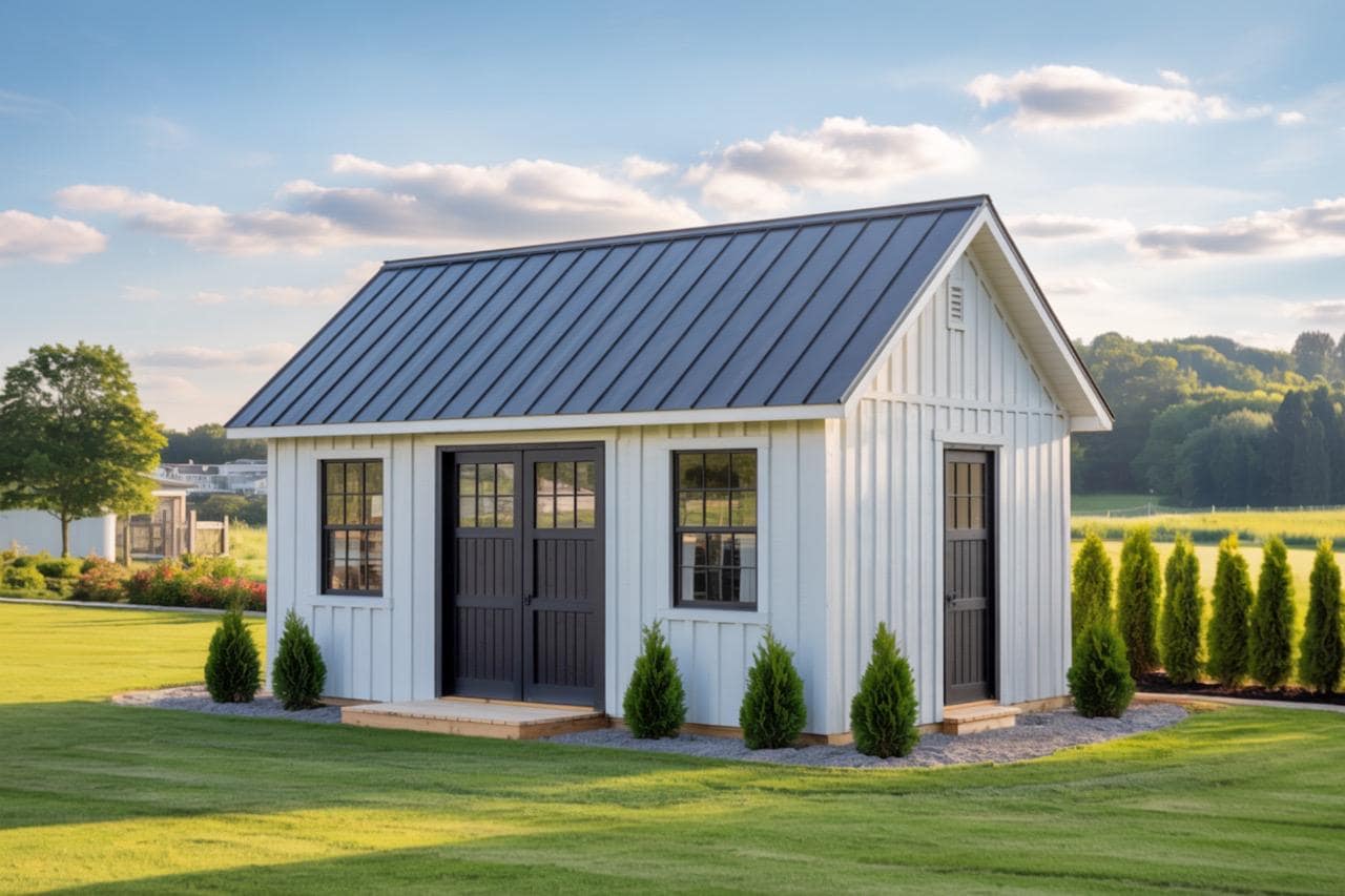 12x16 Garden Shed Plans (PDF) – DIY Storage Shed Blueprints With ...