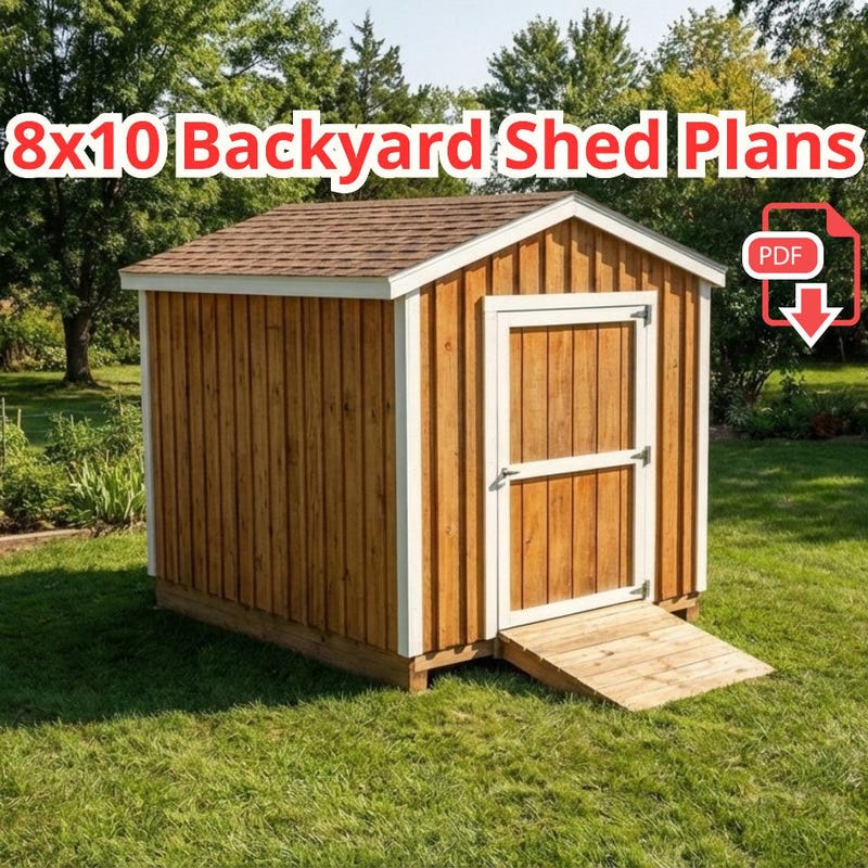 Shed Diy Floor Plan - Etsy