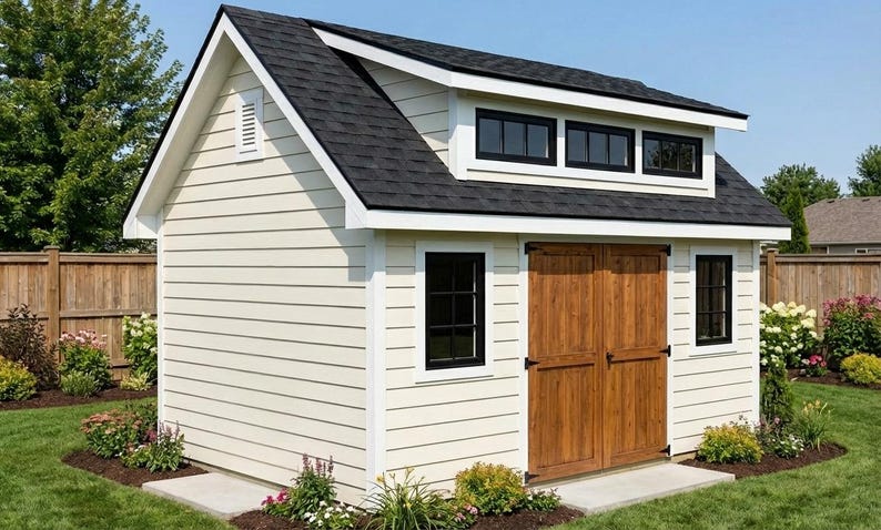 10x20 Shed Plans With Loft – DIY Storage Building (PDF) - Etsy