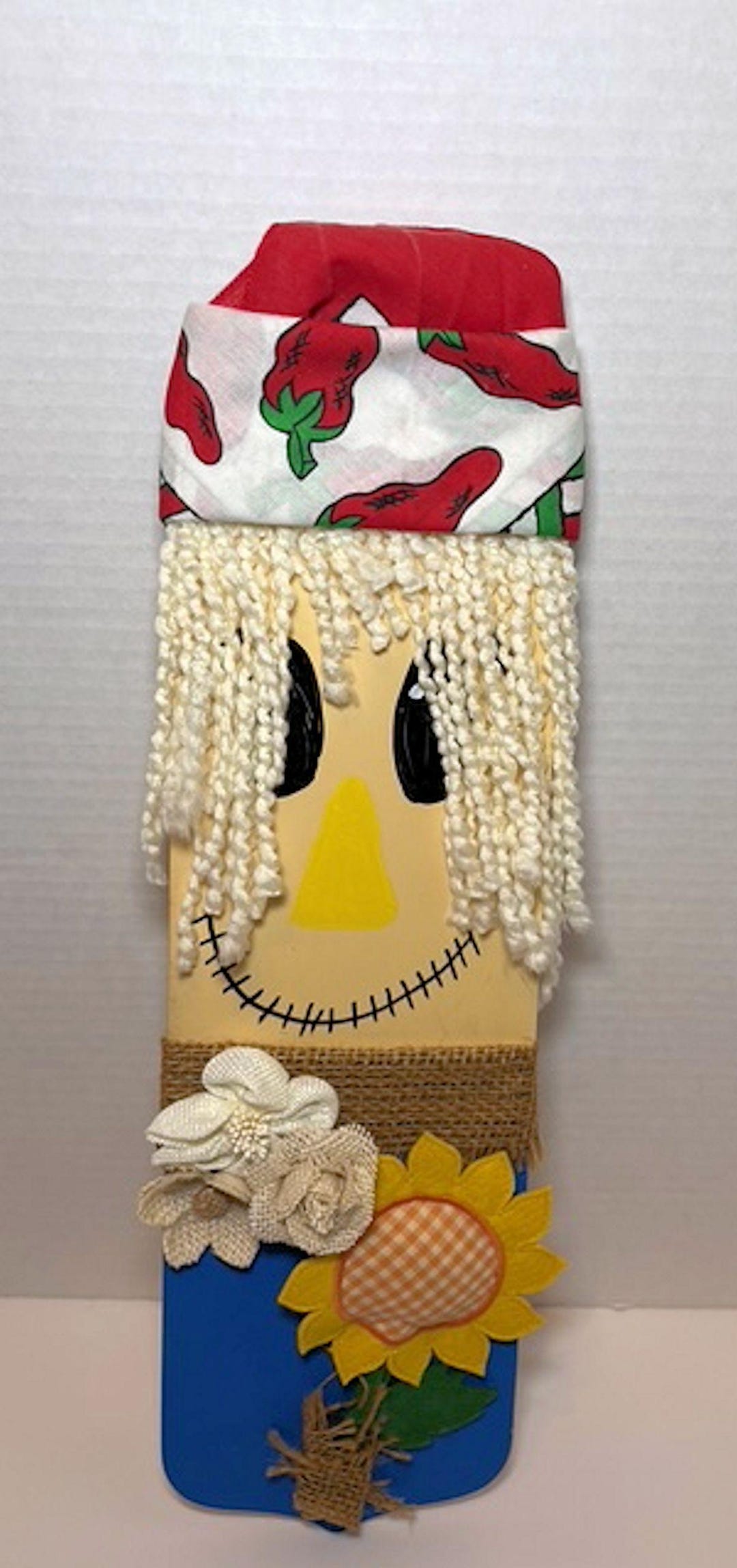 Cute Unique Scarecrow Decoration Handmade Fall Decor Autumn Harvest ...