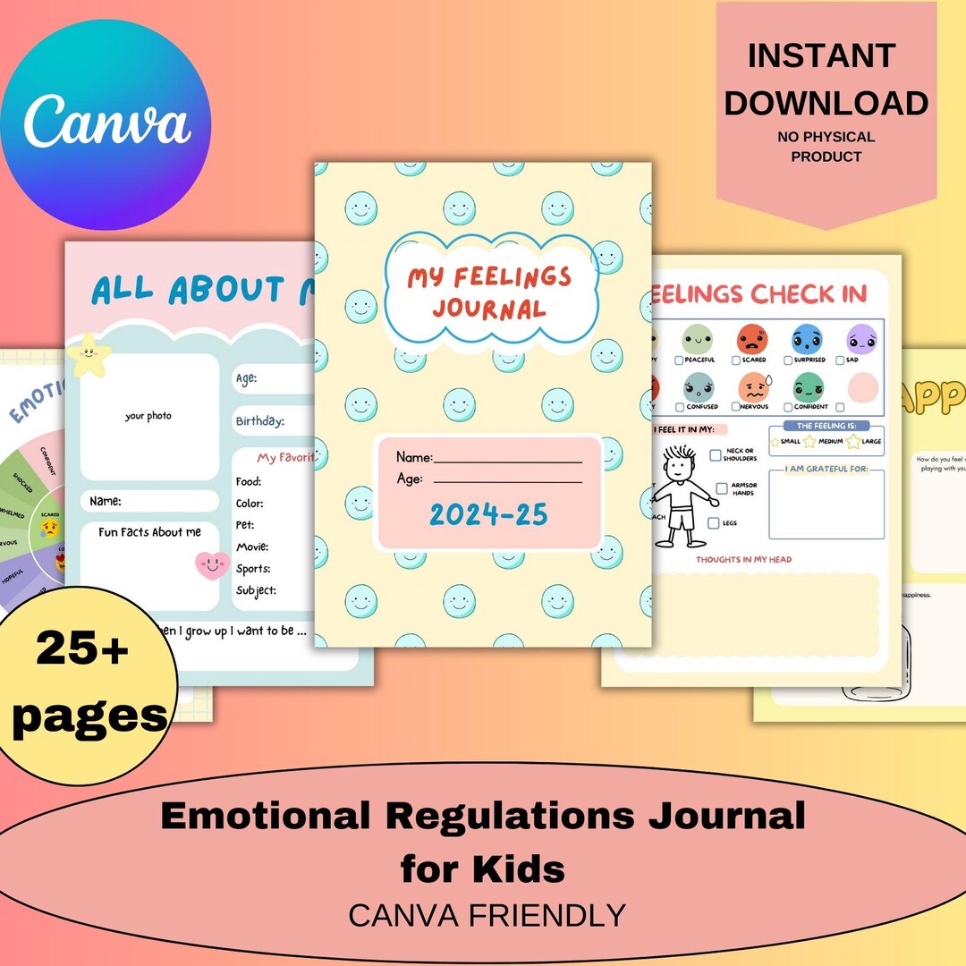 Kids Emotional Regulation | Social Emotional Learning | ADHD CHART ...
