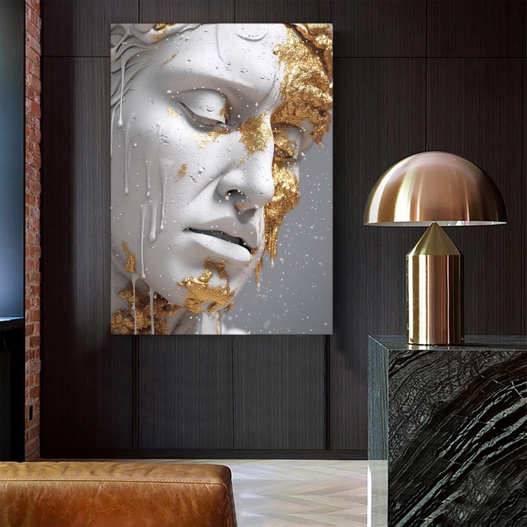 Roman Canvas Painting, Roman Wall Painting, Sculpture Home Decor ...