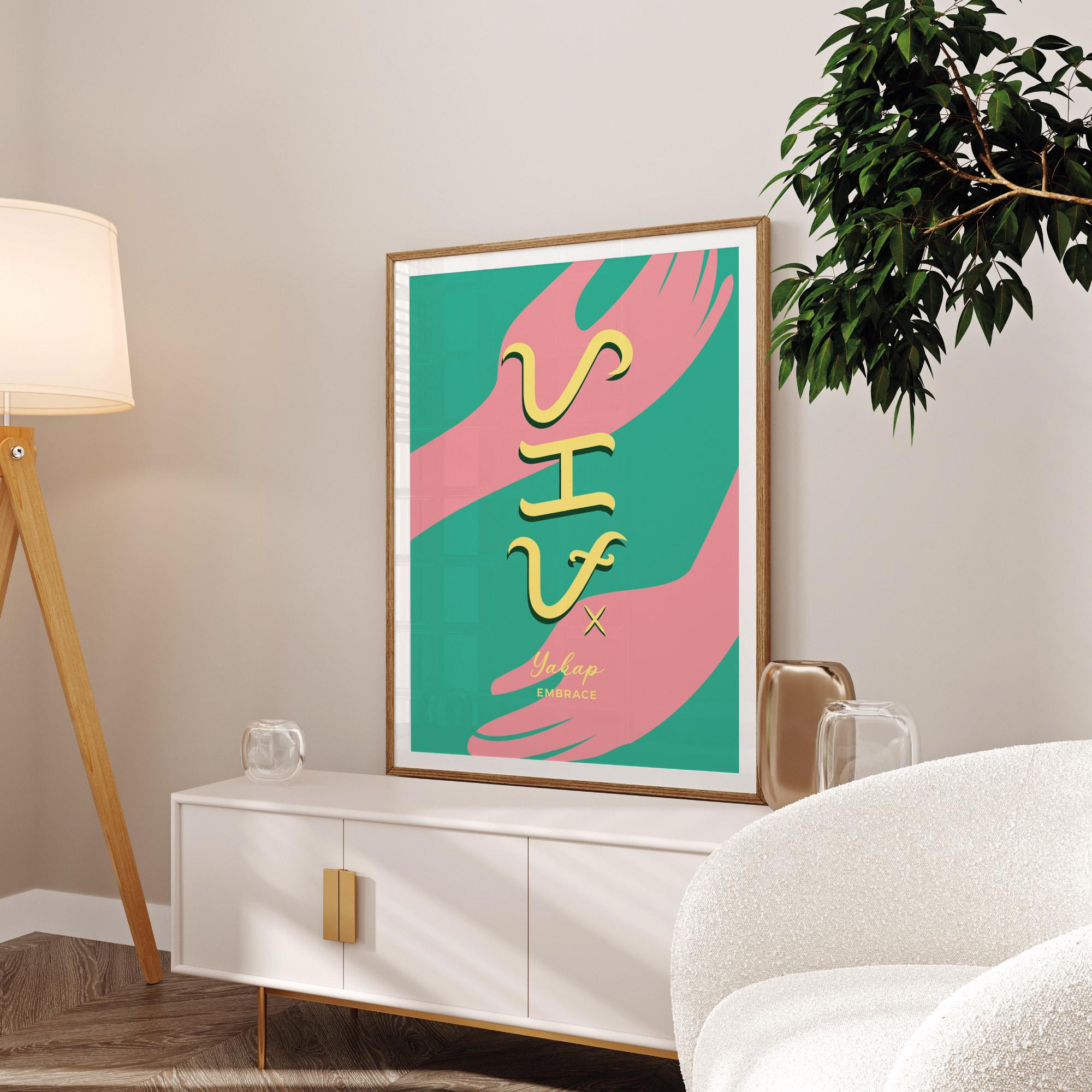 Set of 5 Filipino Baybayin Modern Romantic Posters. Kilig. Harana ...