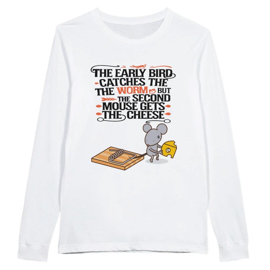 Cheeky Mouse & Cheese Premium Unisex Longsleeve T-shirt - Etsy