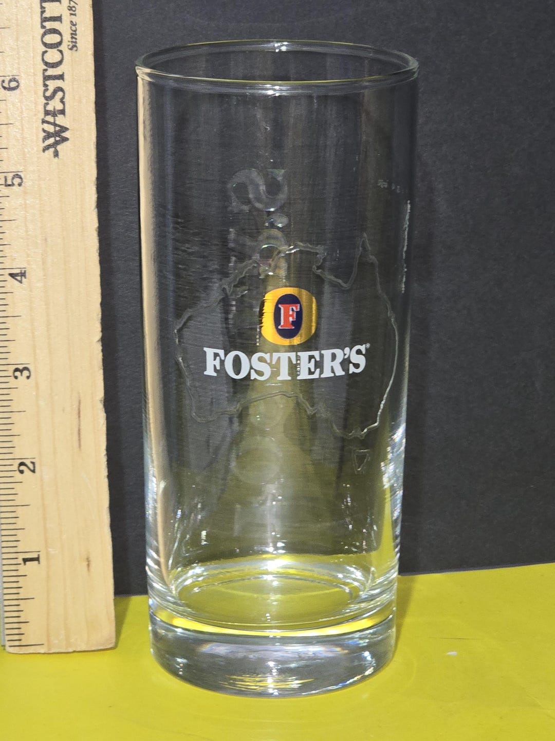 50cl Embossed Foster Lager Glass - Etsy