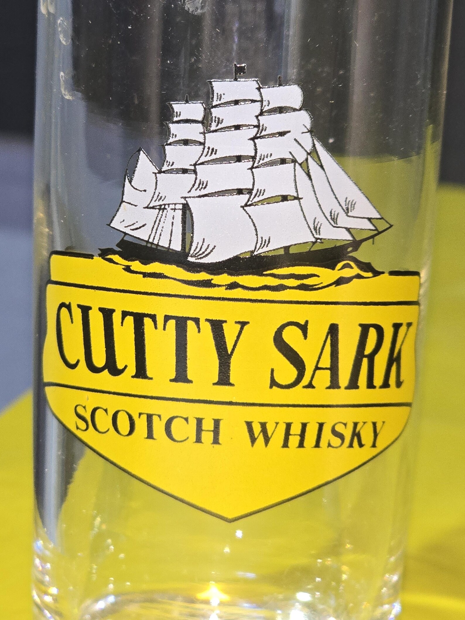 Tall Cutty Sark Scotch Whisky Glass. - Etsy