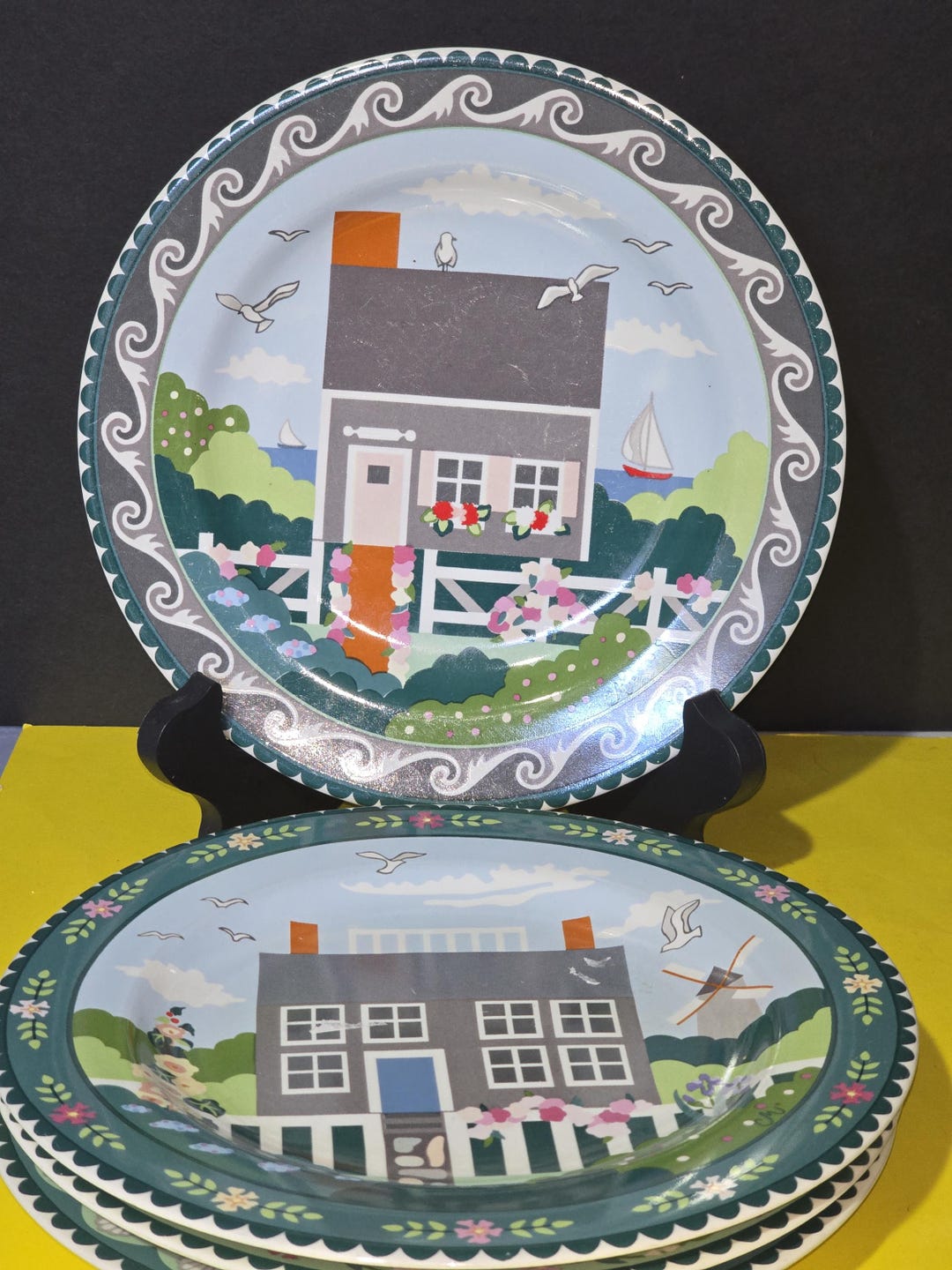 Sakura 7.5" Salad Plates Part of the Nantucket Collection - Etsy