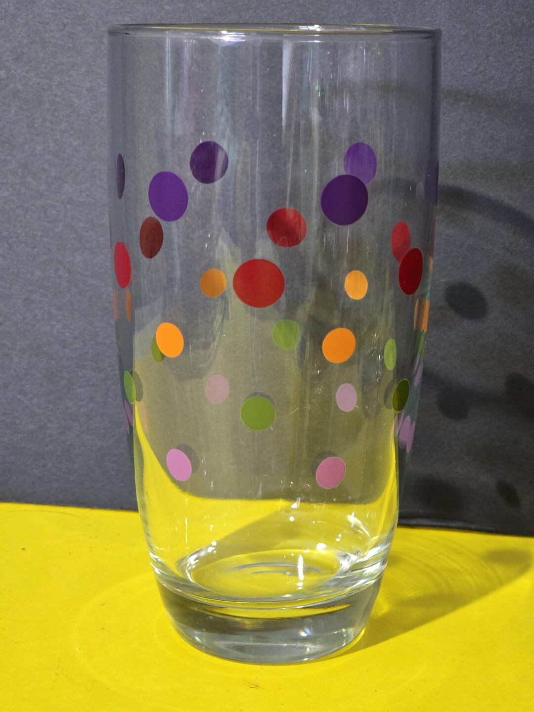 Pampered Chef Dot Design High Ball Glass Tumblers. - Etsy