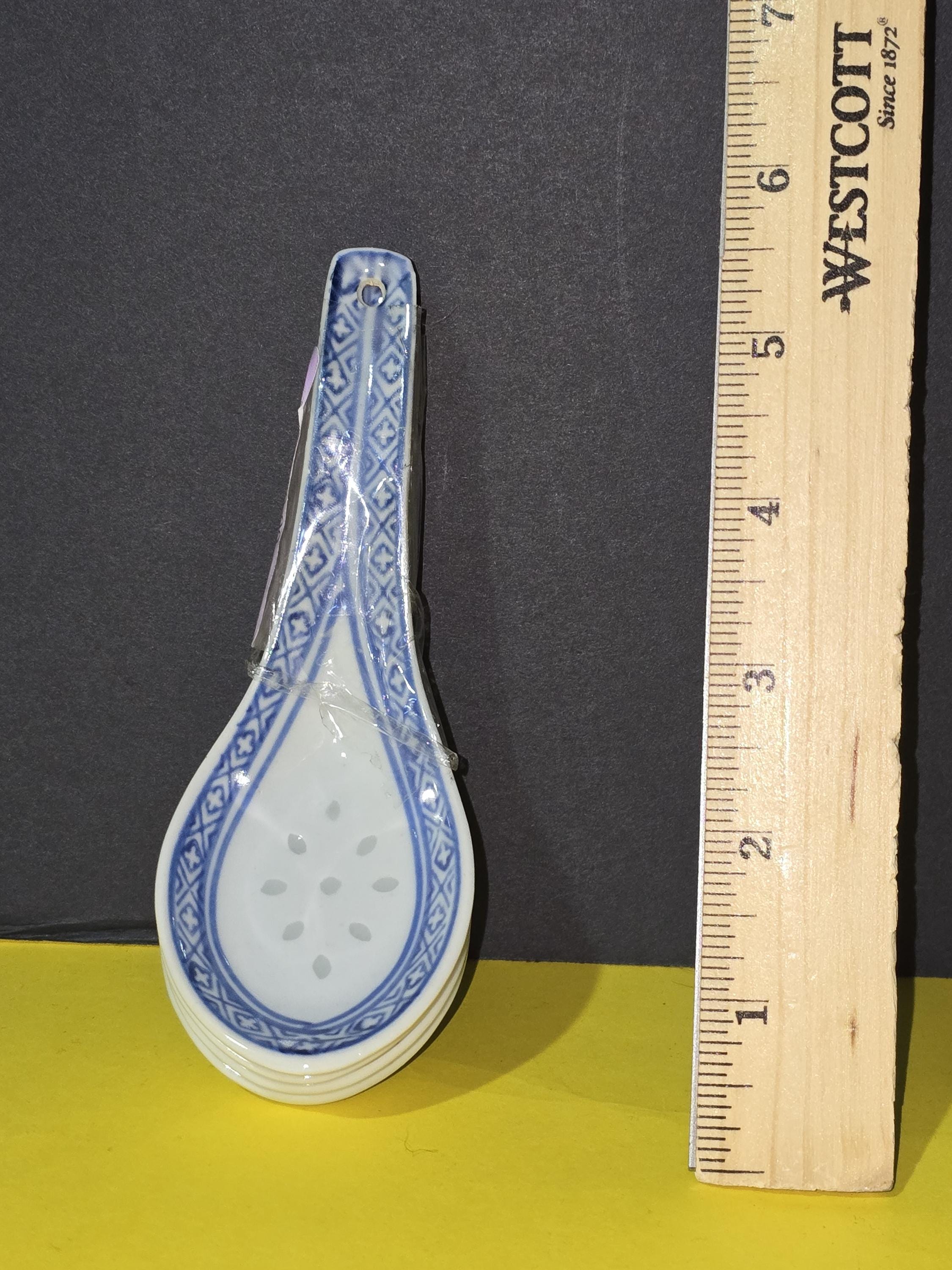 Set of 4 Porcelain Chinese Soup Spoons - Etsy
