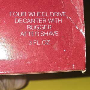 Vintage Avon 4 Wheel Drive Decanter With Rugger Aftershave - Etsy
