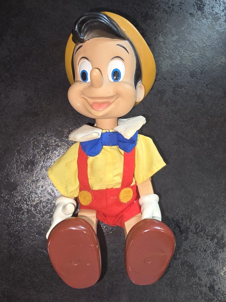 Vintage Collectible Pinocchio Figure - Etsy
