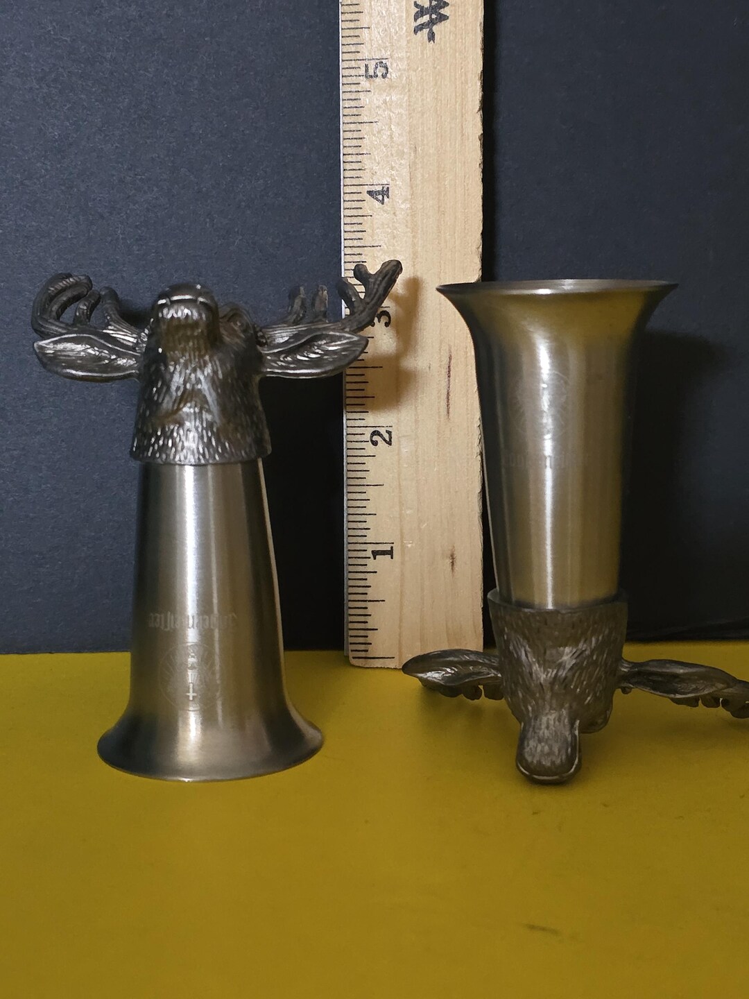 Pewter Stag Design Jagermeister Shot Containers - Etsy