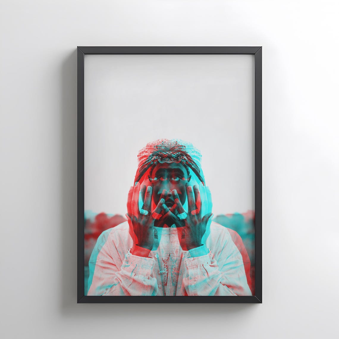 Bundle 3D Tupac Shakur Wall Art – Unique Tupac 3D Print, Hip Hop Legend ...
