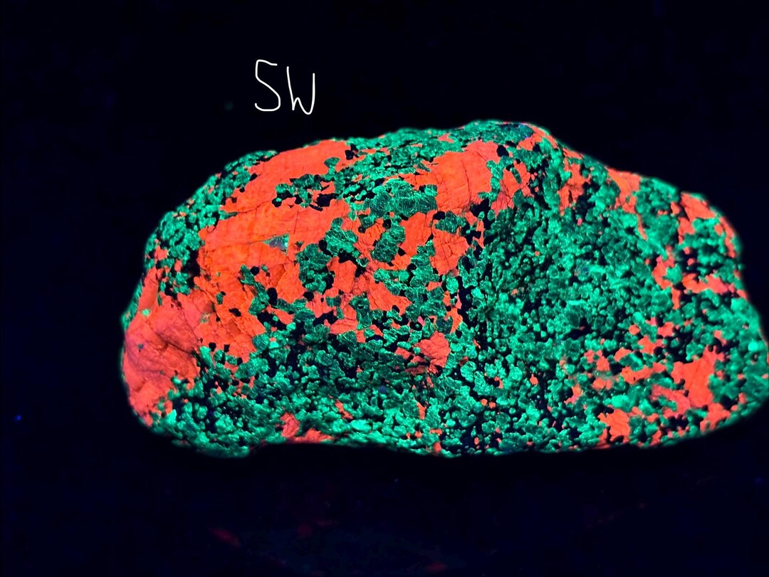 Willemite Calcite Franklinite UV Fluorescent Mineral Sample Franklin NJ ...
