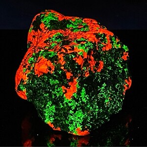 Willemite Calcite Franklinite UV Fluorescent Mineral Sample Sterling ...