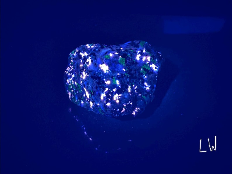 Sphalerite Willemite Calcite Franklinite UV Fluorescent Mineral ...