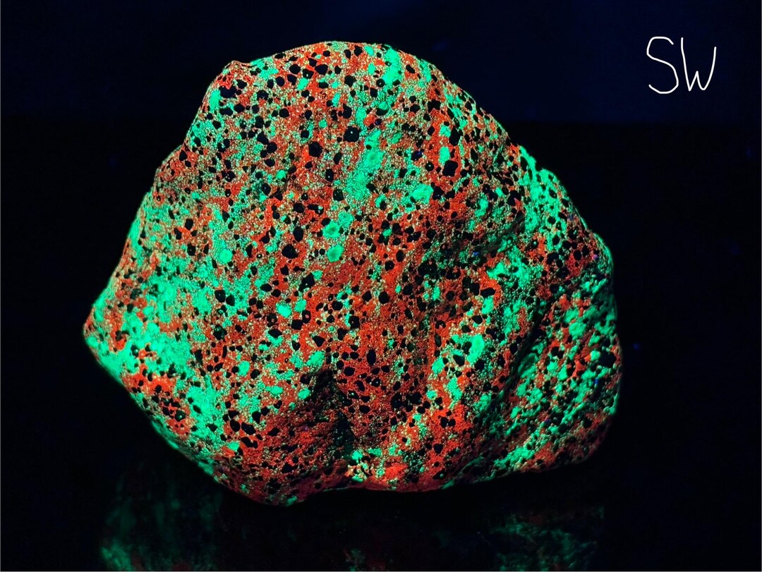 Willemite Calcite Franklinite UV Fluorescent Mineral Sample Franklin NJ ...