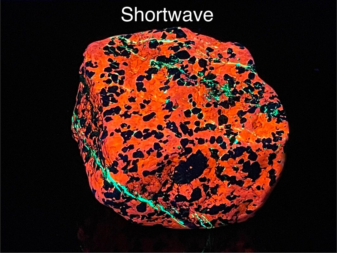 Willemite Calcite Franklinite UV Fluorescent Mineral Sample Sterling ...