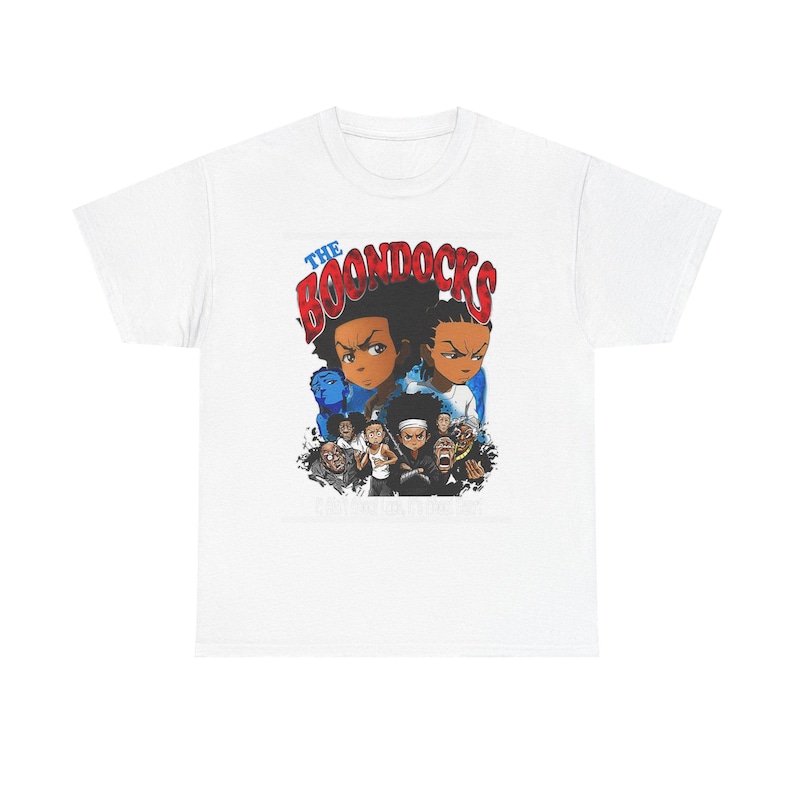 Boondocks Unisex Heavy Cotton Tee - Graphic Tee, Cartoon Shirt ...