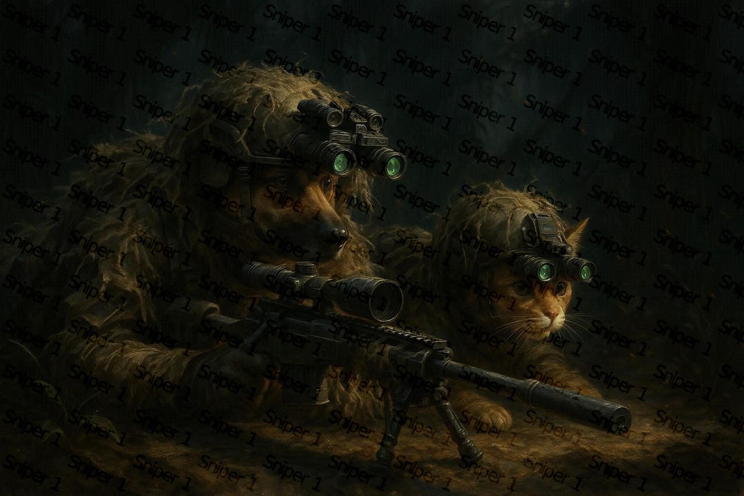 Sniper Digital Painting - Etsy