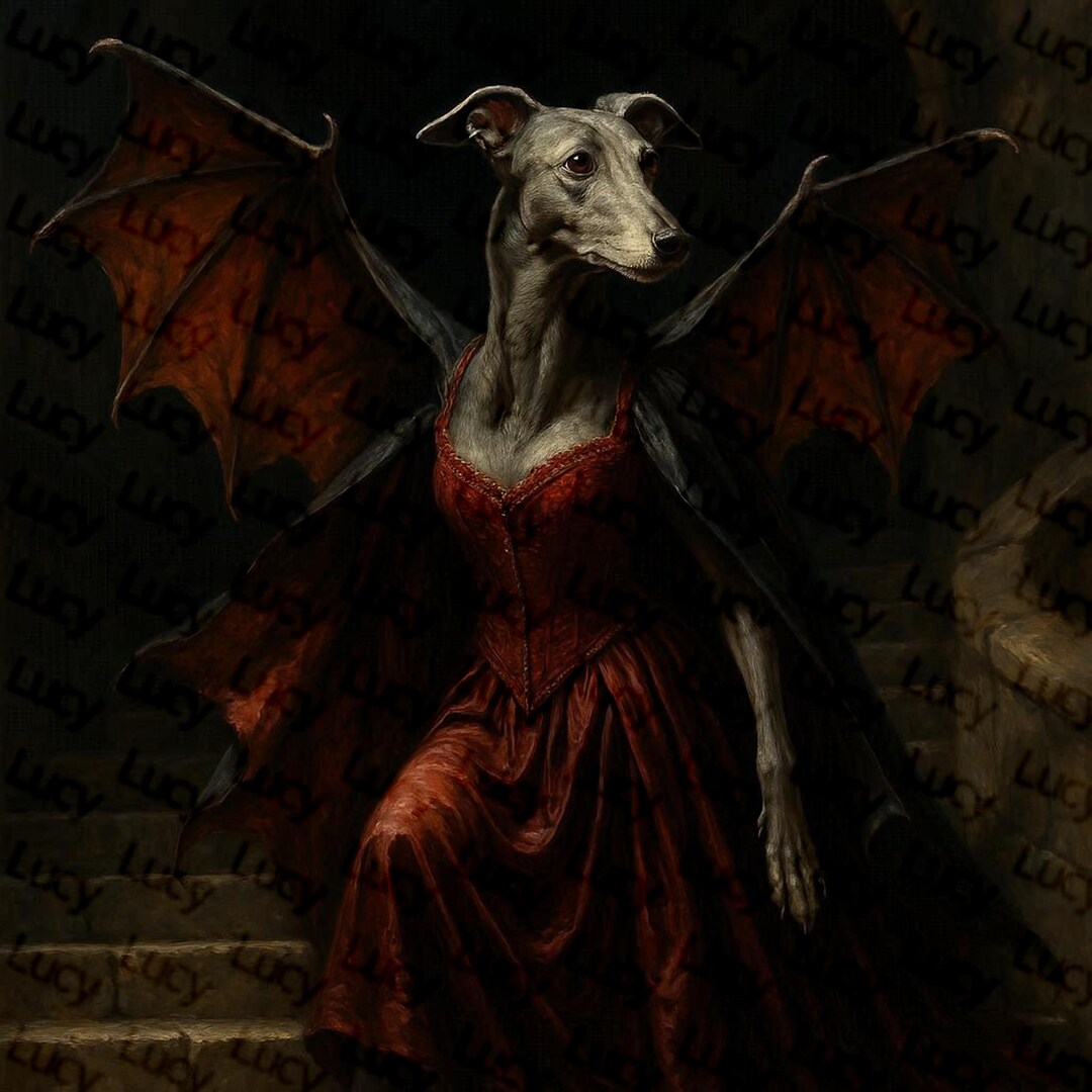 Lucy Portrait: Digital Art Print - Etsy