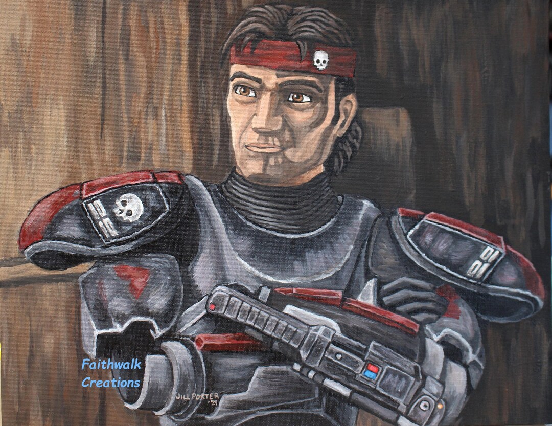 Star Wars Bad Batch Sergeant Hunter Fan Art 11x14 Giclee Print - Etsy
