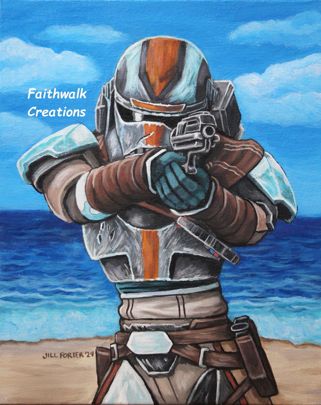 Star Wars 5x7 Bad Batch Hunter on Aynaboni Giclee Fan Art Print NEW! - Etsy