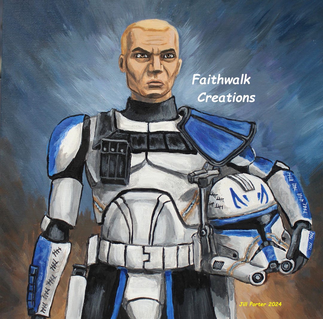 Star Wars the Clone Wars Captain Rex Fan Art 11x14 Giclee Print - Etsy