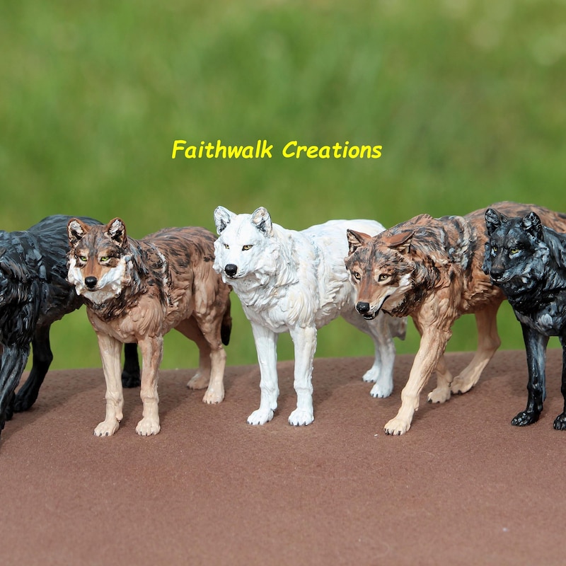 Wolf Figurines Toys - Etsy