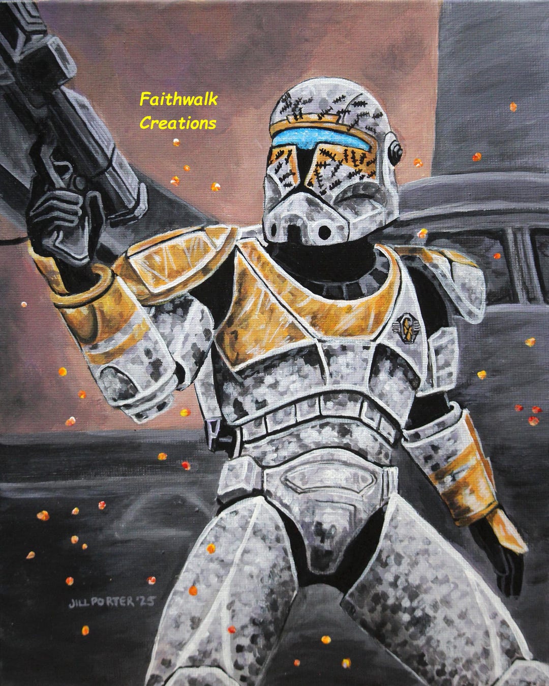 Star Wars the Clone Wars Captain Gregor on Abafar 8x10 Fan Art Giclee Print - Etsy