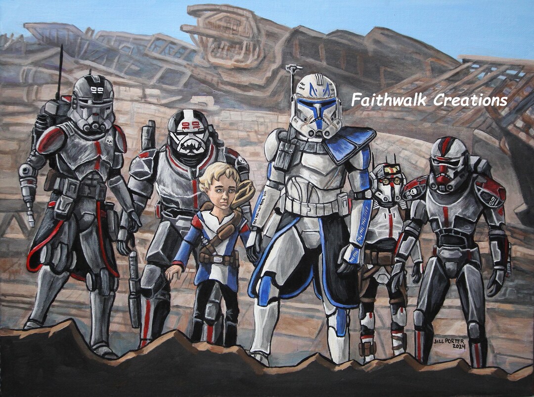 Star Wars Fan Art 8x10 Bad Batch Bracca Mission Giclee Print - Etsy
