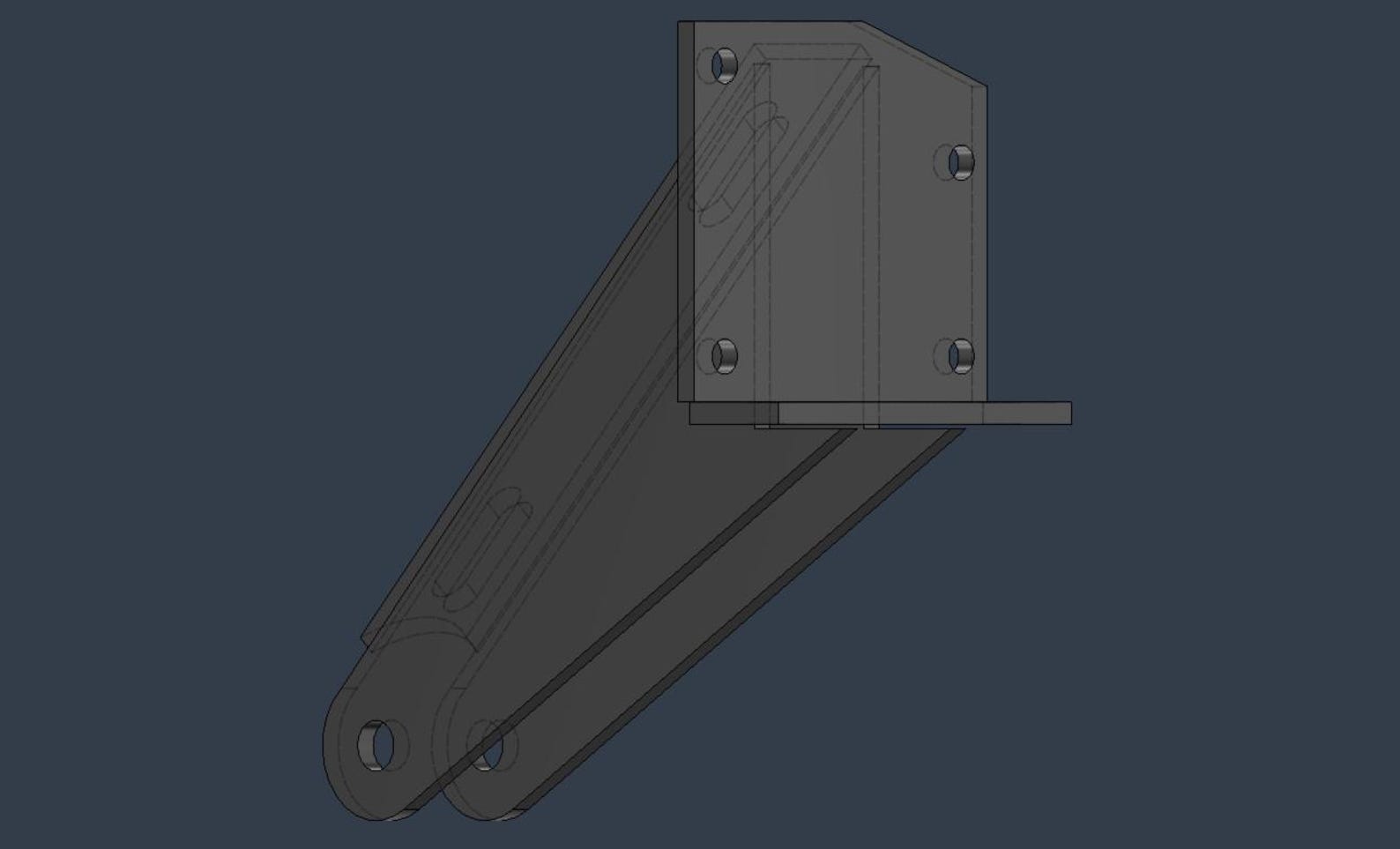 Trac Bar Frame Mount DXF FILE - Etsy