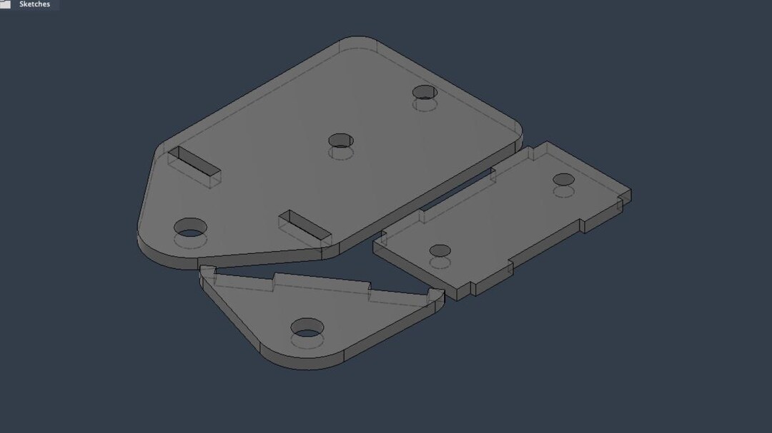 Rear Trac Bar Mount DXF FILE - Etsy