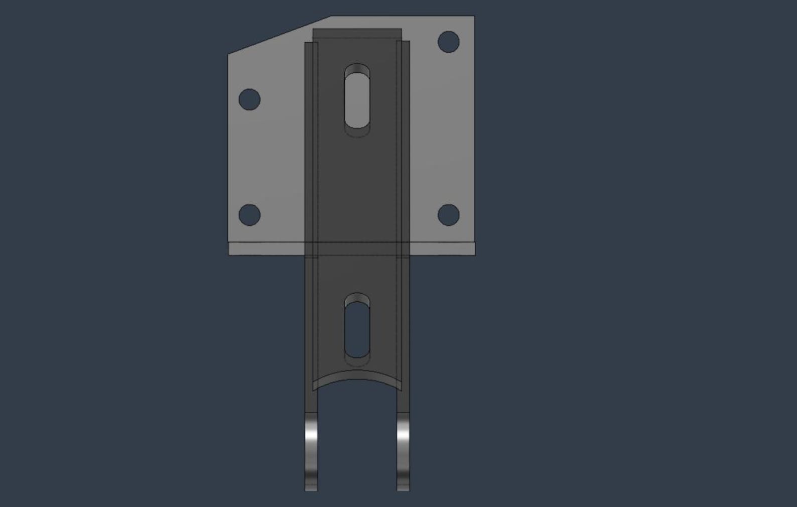 Trac Bar Frame Mount DXF FILE - Etsy
