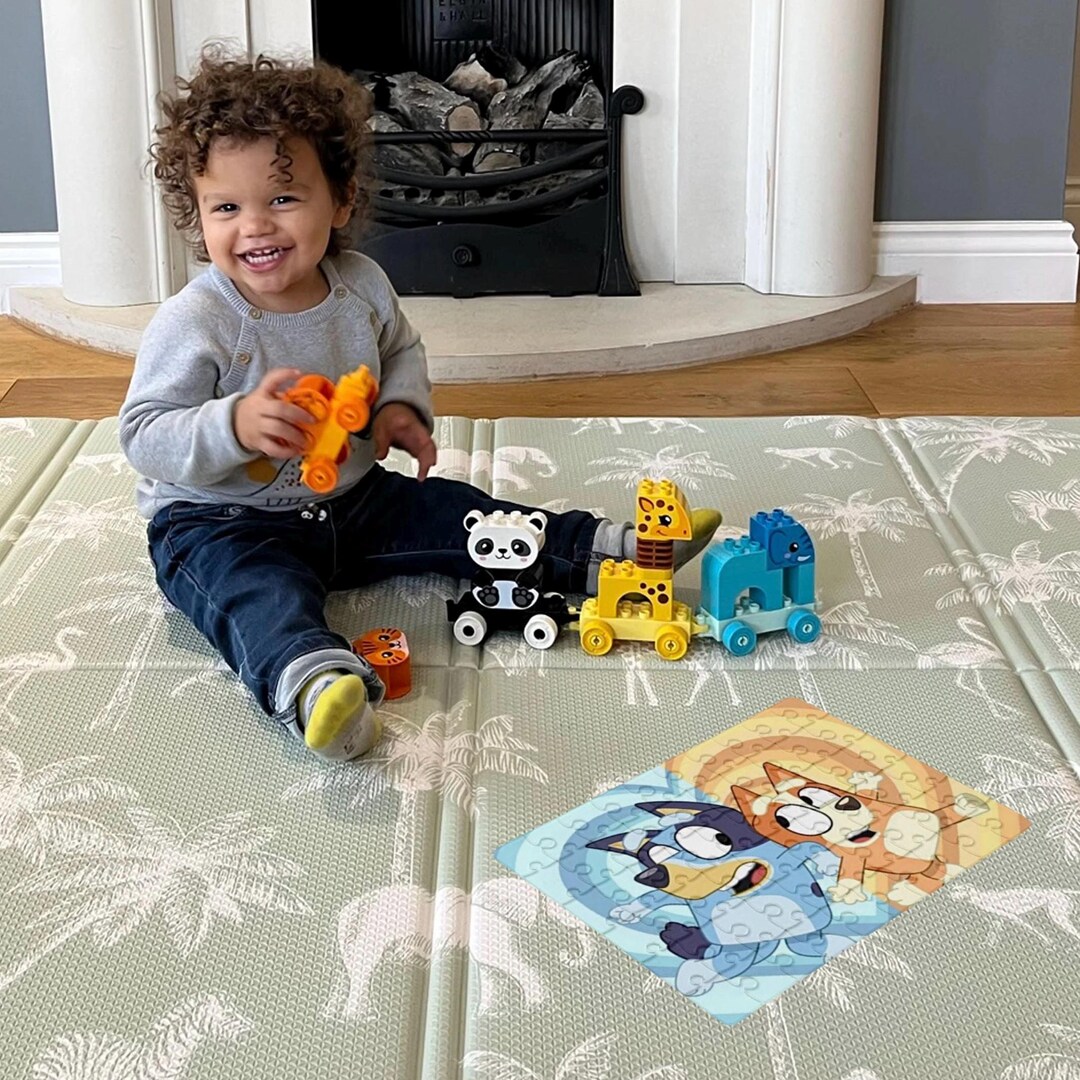 One of a Kind 60 Piece Acrylic BLUEY PUZZLE for Toddlers and Kids - Etsy