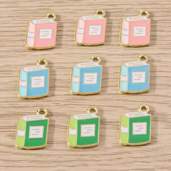 Book Charms - Etsy