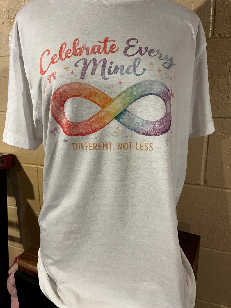 Celebrate Every Mind Autism Shirt | Neurodiversity Rainbow Infinity Tee ...