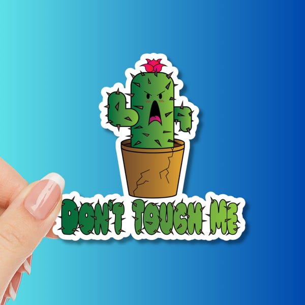 Cactus Stickers - Etsy