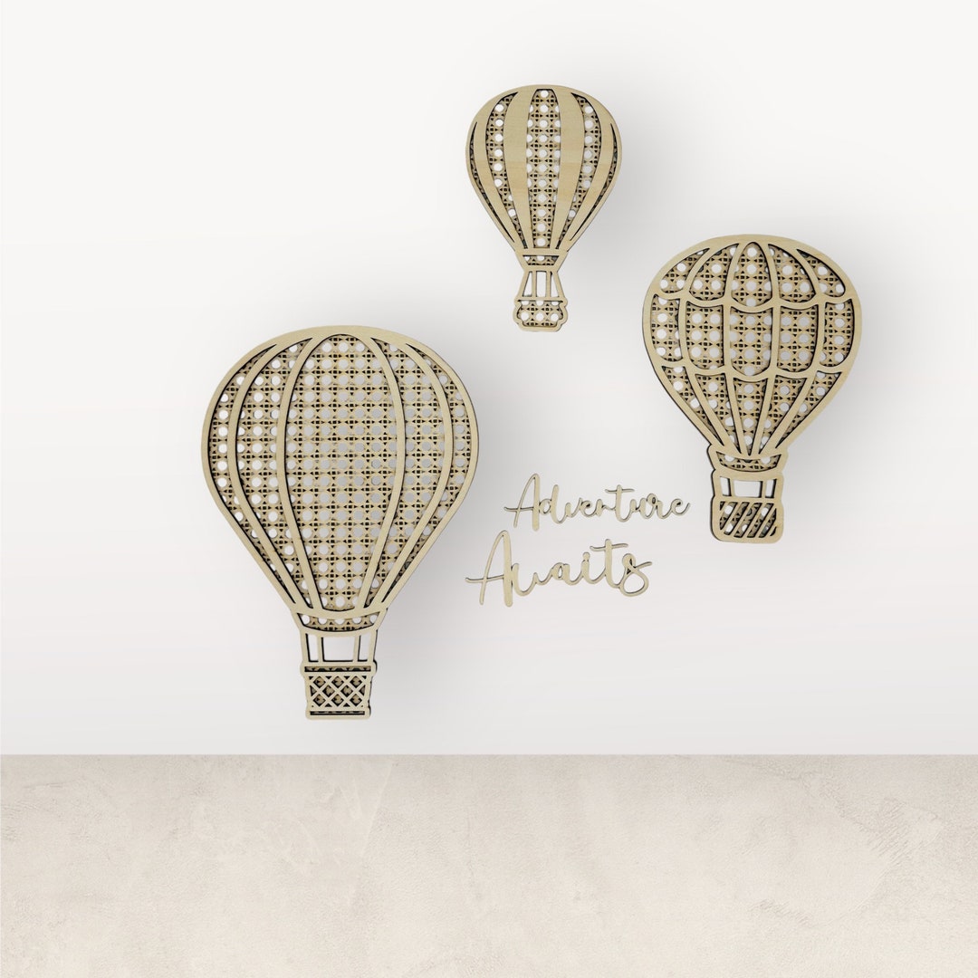 Rattan Hot Air Balloon / Children's Room Balloon / Hot Air Balloon in ...
