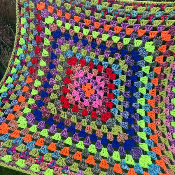 Neon Blanket - Etsy