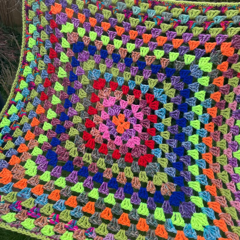 Neon Blanket - Etsy