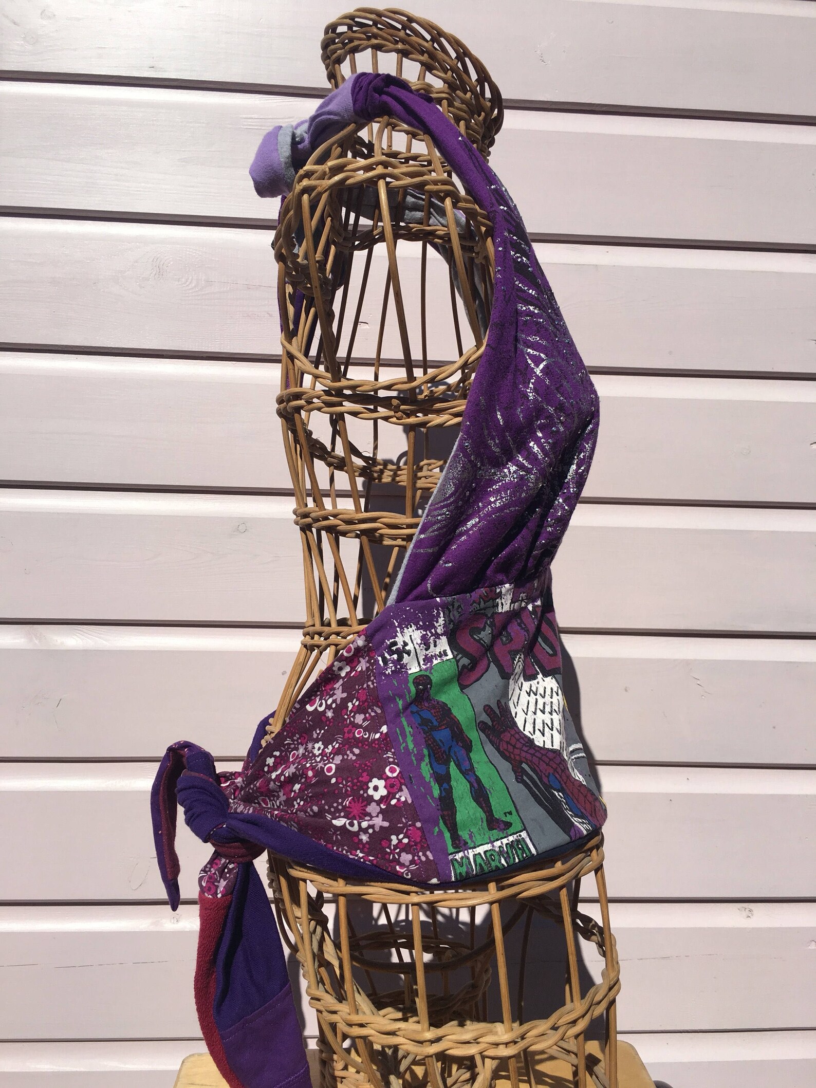 Red Mutha Spider-man Marvel Purple Lilac Floral Comic Con | Etsy